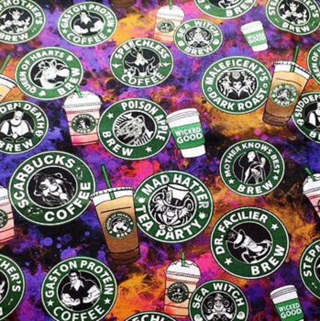 Starbucks Fabric for Coffee Lover Fabric | Tarbucks Coffee Fabric ...