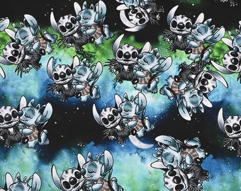 Disney Characters Fabric Stitch Fabric Lilo & Stitch Fabric Cartoon ...