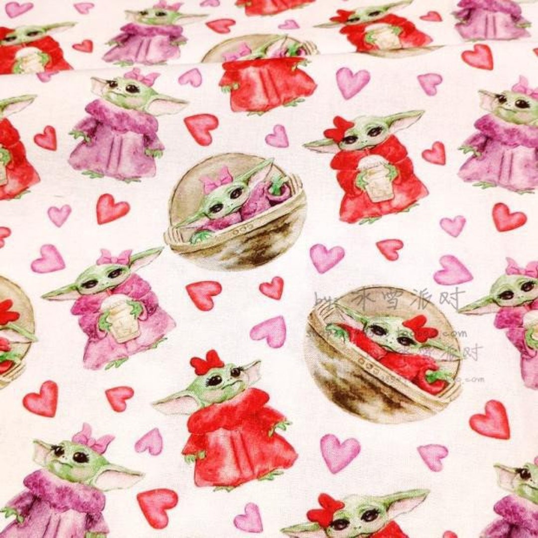 Baby Yoda Fabric Star Wars Fabric Mandalorian the Child Fabric Grogu ...