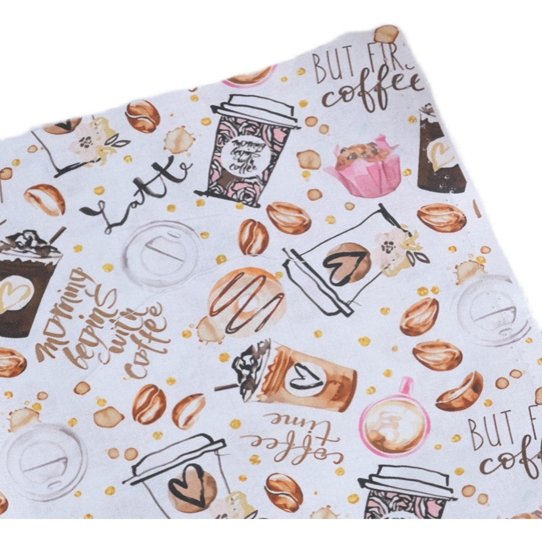 Starbucks Fabric for Coffee Lover Fabric | Tarbucks Coffee Fabric ...