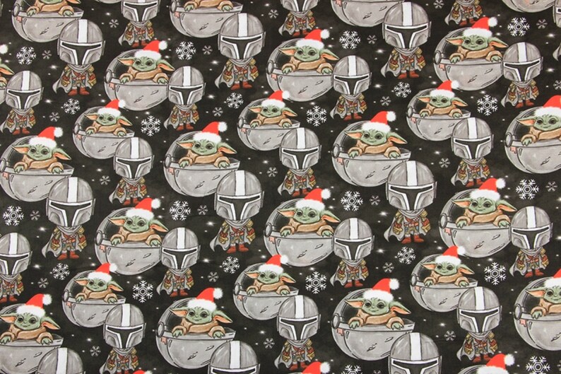 Baby Yoda Fabric Star Wars Fabric Mandalorian the Child - Etsy