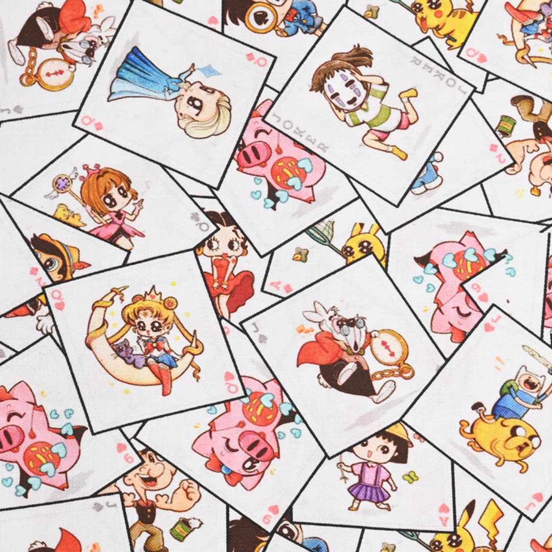 Betty Boop Fabric Jazz Age Flapper Anime Cartoon Cotton Fabric Selling ...