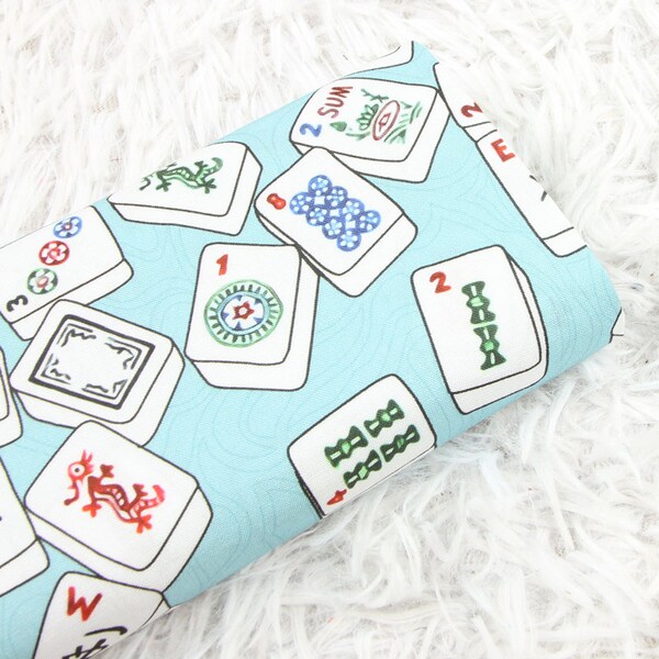 Mahjong Fabric by the Yard - Etsy