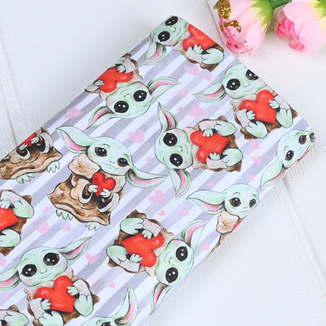 Baby Yoda Fabric | Star Wars Fabric Mandalorian the Child Fabric ...