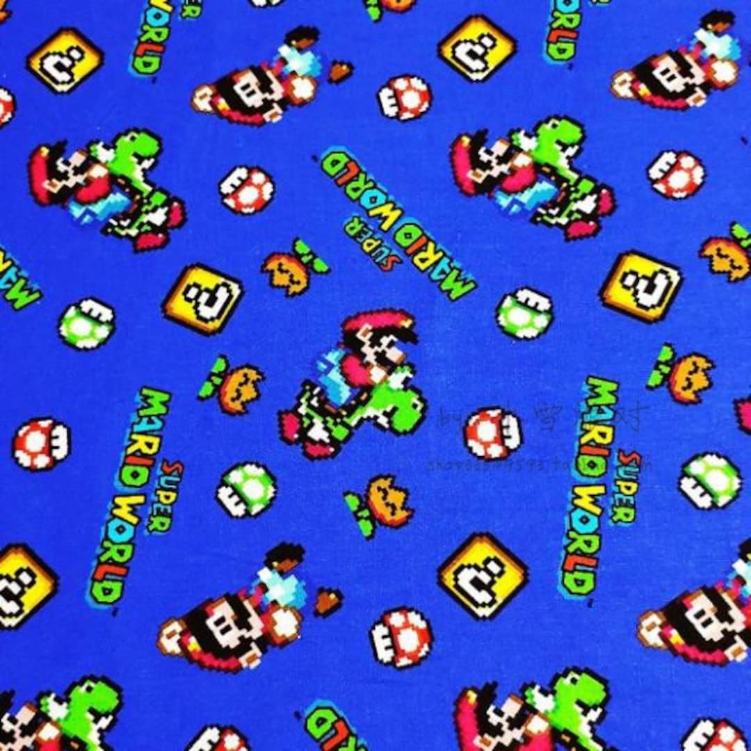 Classic Game Fabric 80s Arcade Game Fabric Retro Arcade Games - Etsy