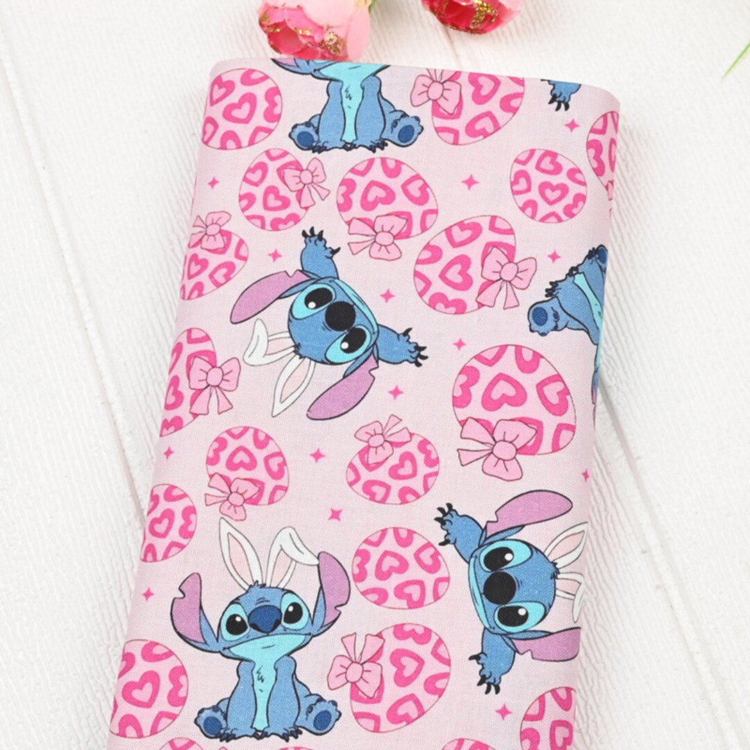 Disney Characters Fabric Stitch Fabric Lilo & Stitch Fabric Cartoon ...