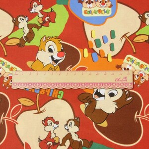 Chip and Dale Fabric Disney Fabric Cartoon Cut Animal Fabric Anime ...