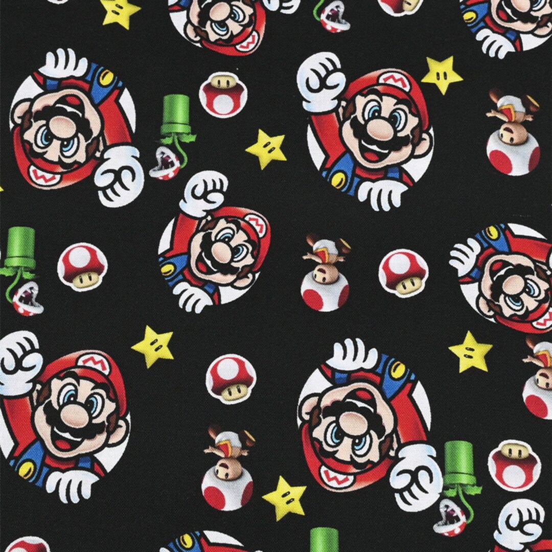 Classic Game Fabric 80’s Arcade Game Fabric Retro Arcade Games Fabric ...