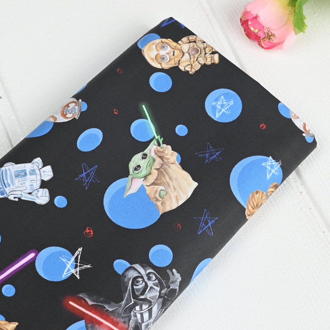 Baby Yoda Fabric | Star Wars Fabric Mandalorian the Child Fabric ...