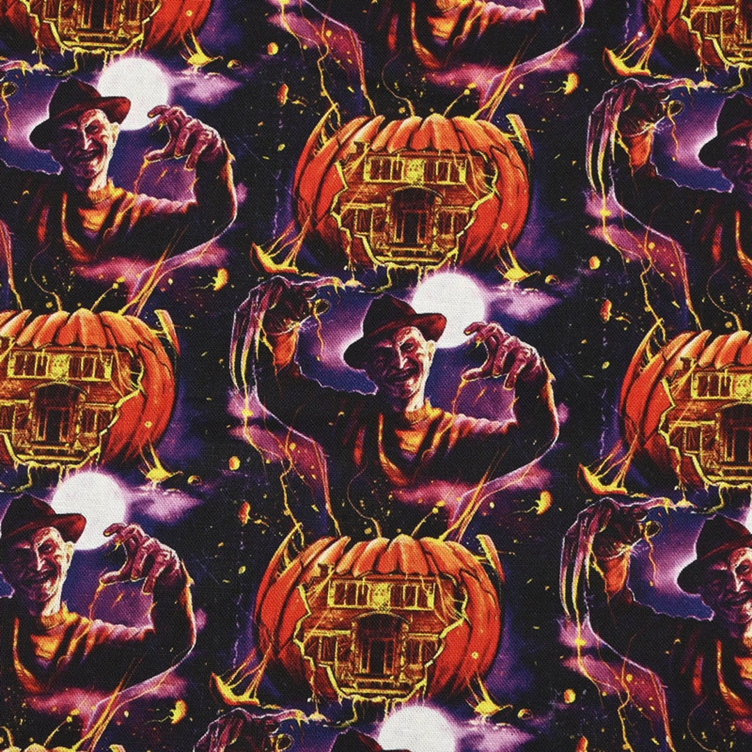 Halloween Fabric, Gothic Fabric, Jason Fabric, Freddy Fabric, Chucky ...