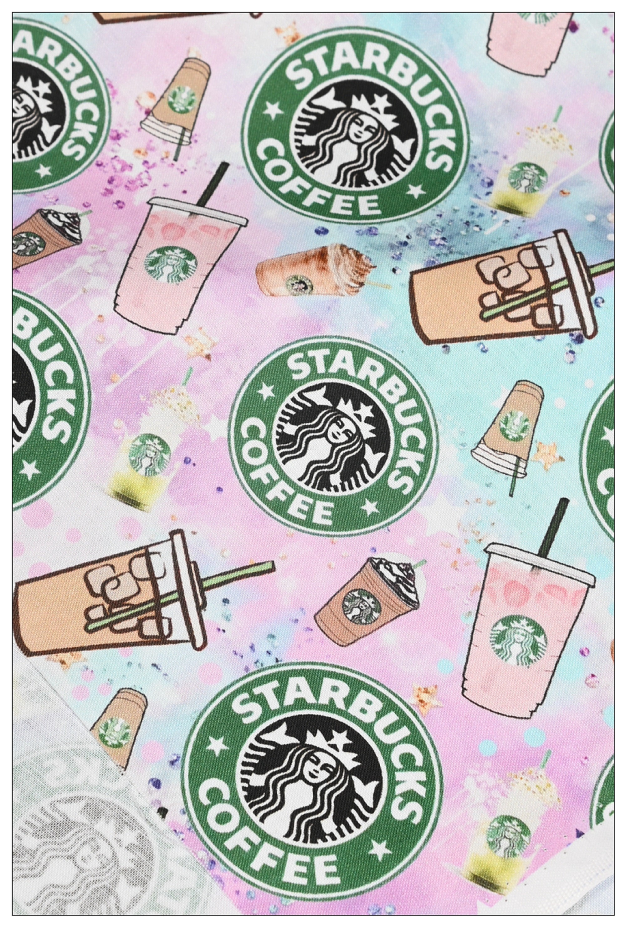 Starbucks Fabric for Coffee Lover Fabric Tarbucks Coffee - Etsy