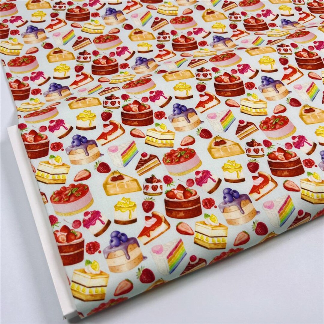 Doughnut Fabric for Coffee Lover Fabric | Tarbucks Coffee Fabric | 100% ...