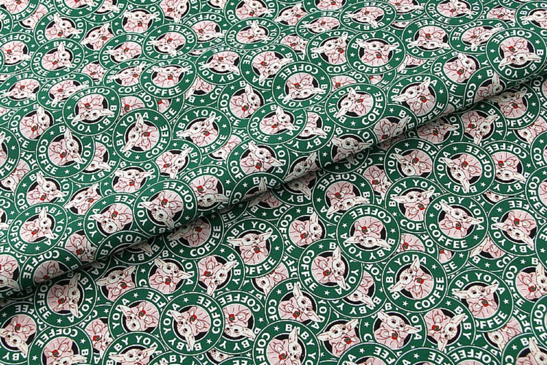 Starbucks Fabric for Coffee Lover Fabric | Tarbucks Coffee Fabric ...