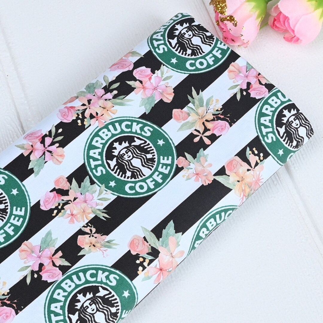 Starbucks Fabric for Coffee Lover Fabric Tarbucks Coffee - Etsy