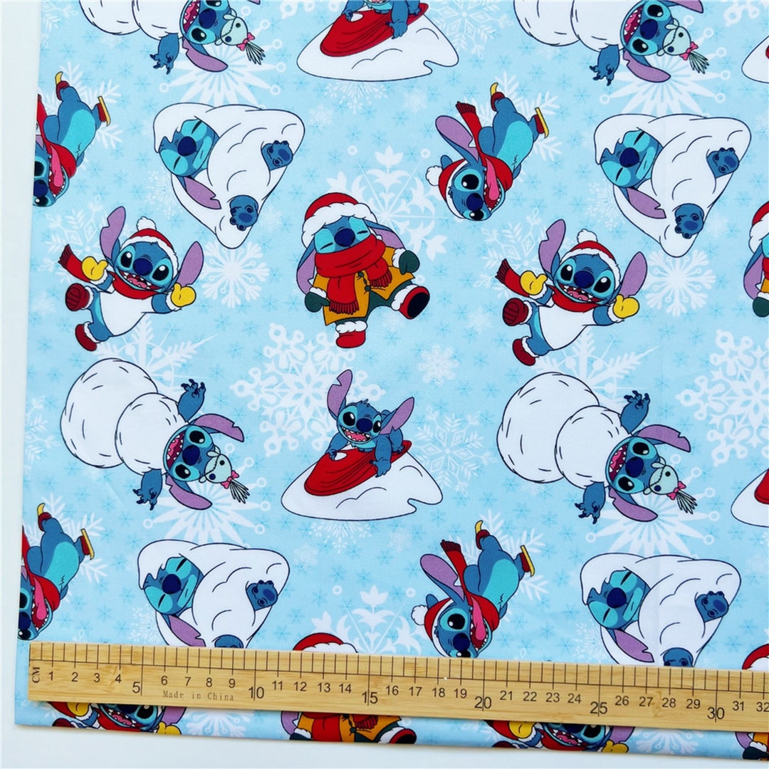 Disney Characters Fabric Stitch Fabric Lilo & Stitch Fabric Cartoon ...