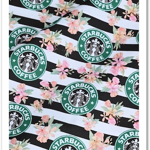 Starbucks Fabric for Coffee Lover Fabric | Tarbucks Coffee Fabric ...