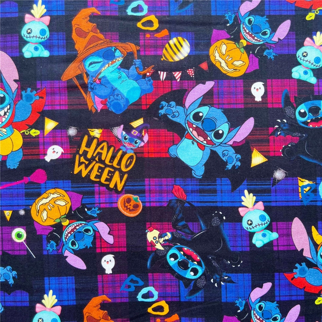 Disney Characters Fabric Stitch Fabric Lilo & Stitch Fabric - Etsy