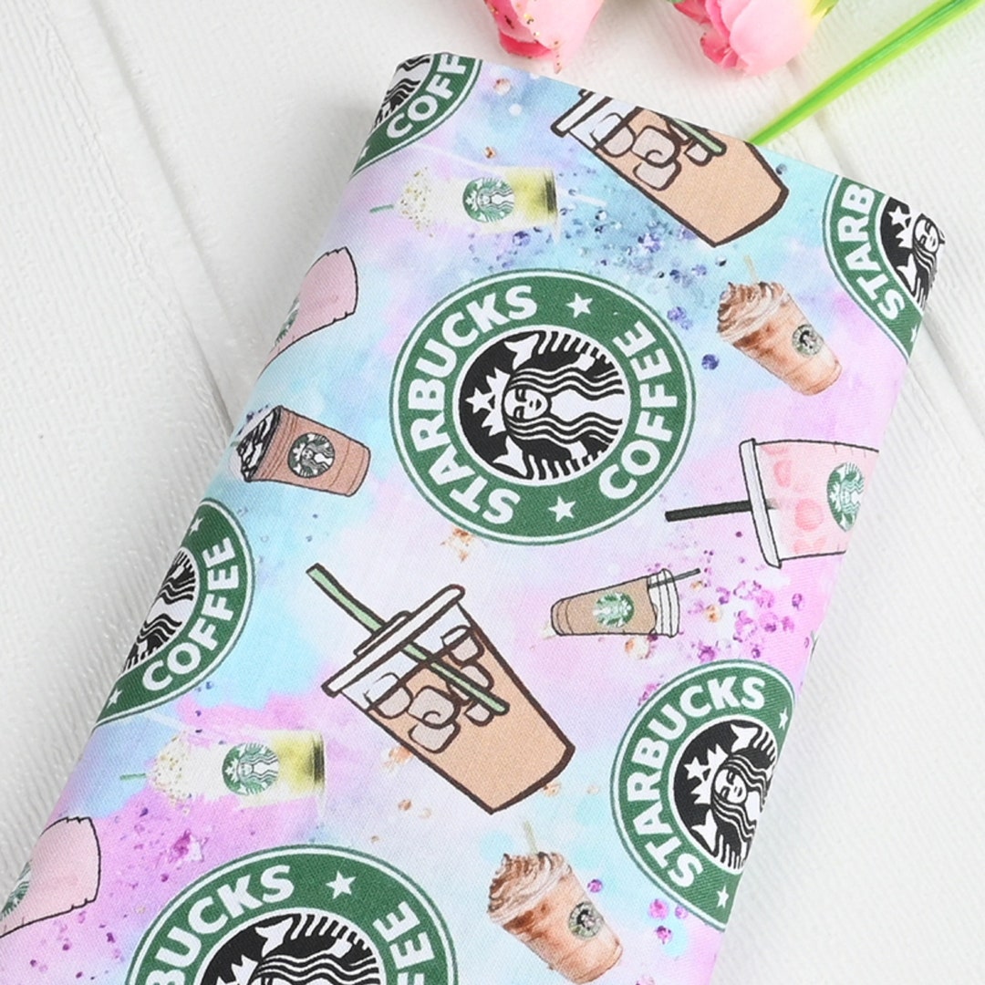 Starbucks Fabric for Coffee Lover Fabric | Tarbucks Coffee Fabric ...