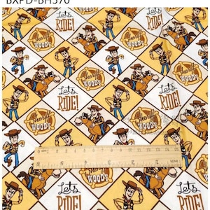 Toy Story Fabric, Woody Fabric/ Buzz Fabric/ Rex Fabric/ Slinky Fabric ...