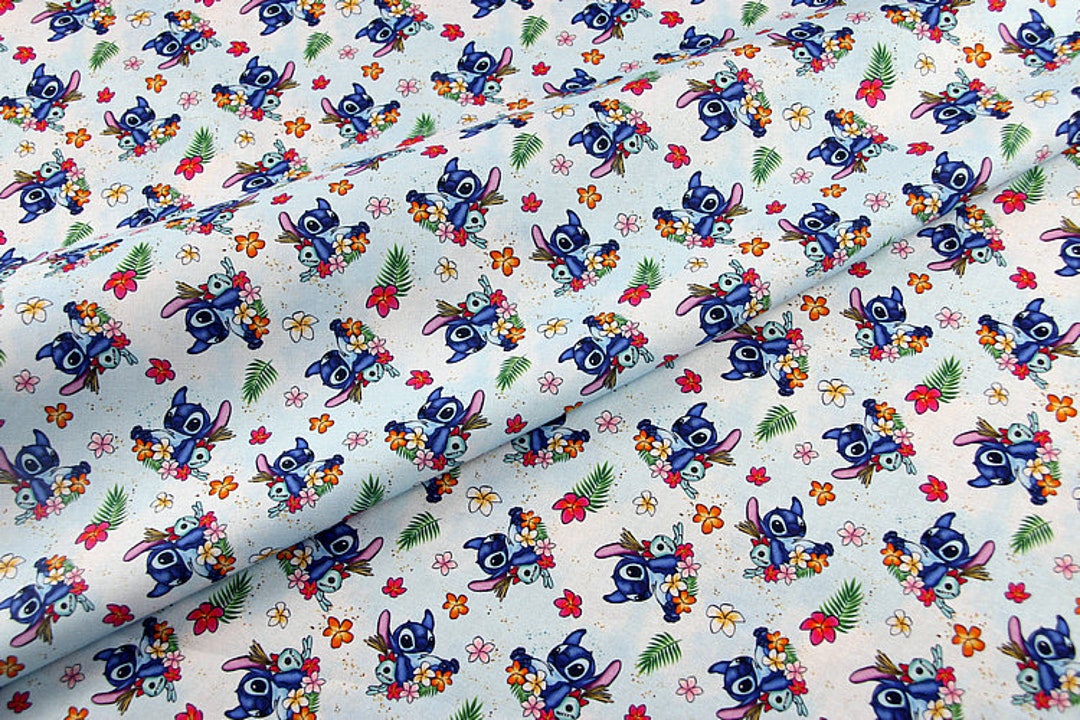 Disney Characters Fabric Stitch Fabric Lilo & Stitch Fabric Cartoon ...