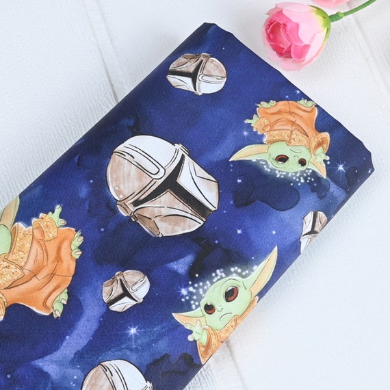 Baby Yoda Fabric Star Wars Fabric Mandalorian the Child - Etsy