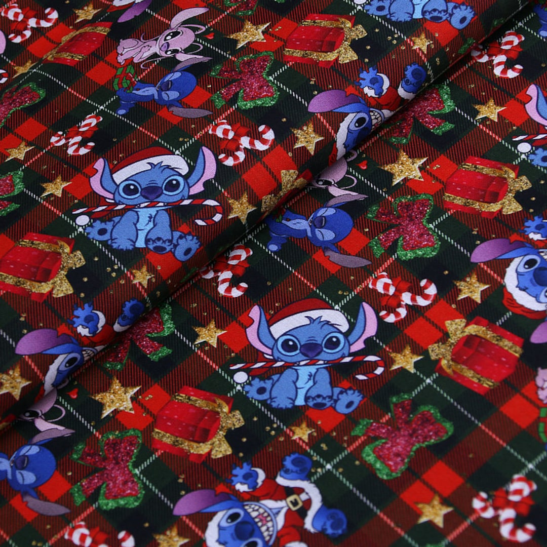 Disney Characters Fabric Stitch Fabric Lilo & Stitch Fabric Cartoon ...