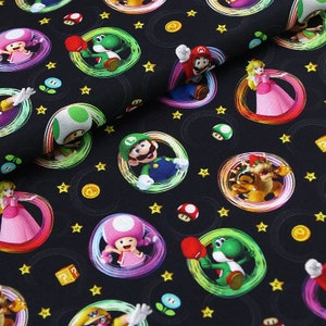 Classic Game Fabric 80s Arcade Game Fabric Retro Arcade Games Fabric ...