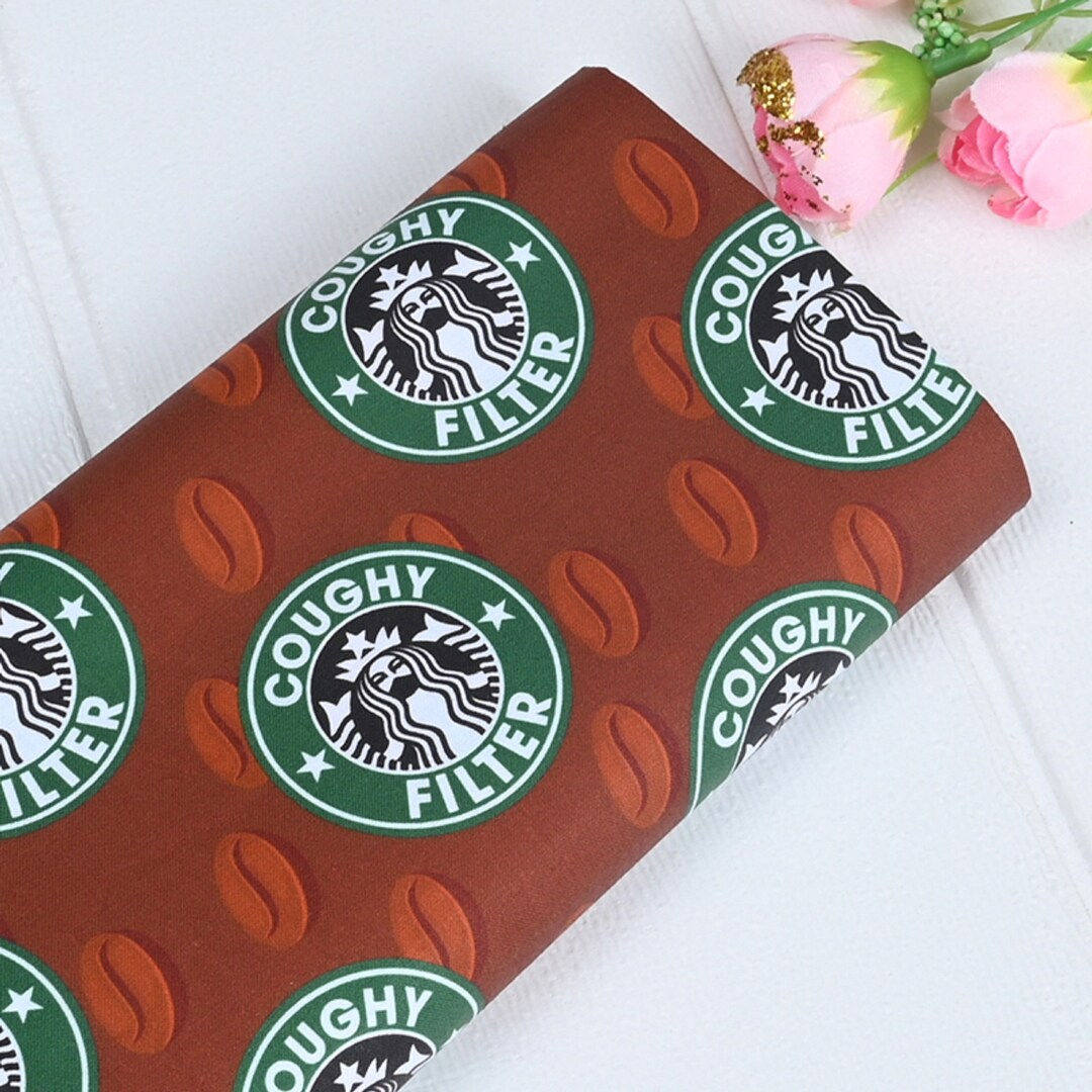 Starbucks Fabric for Coffee Lover Fabric | Tarbucks Coffee Fabric ...