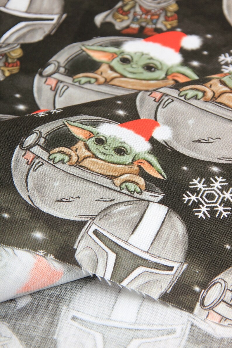 Baby Yoda Fabric Star Wars Fabric Mandalorian the Child - Etsy