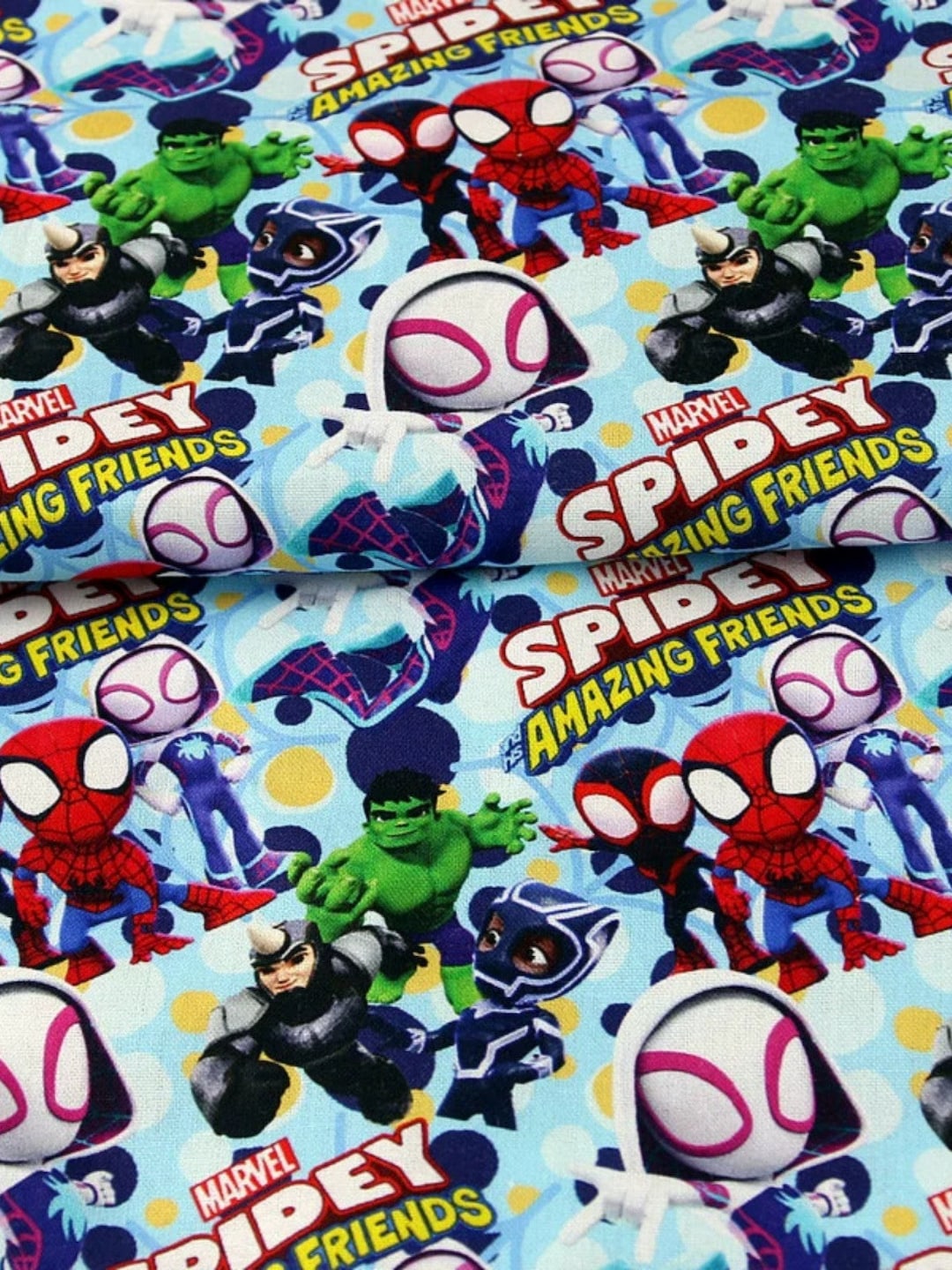 Spiderman Fabric* Marvel Superhero Fabric* 100% Cotton Fabric* Anime ...