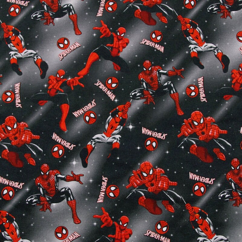 Spiderman Fabric - Etsy