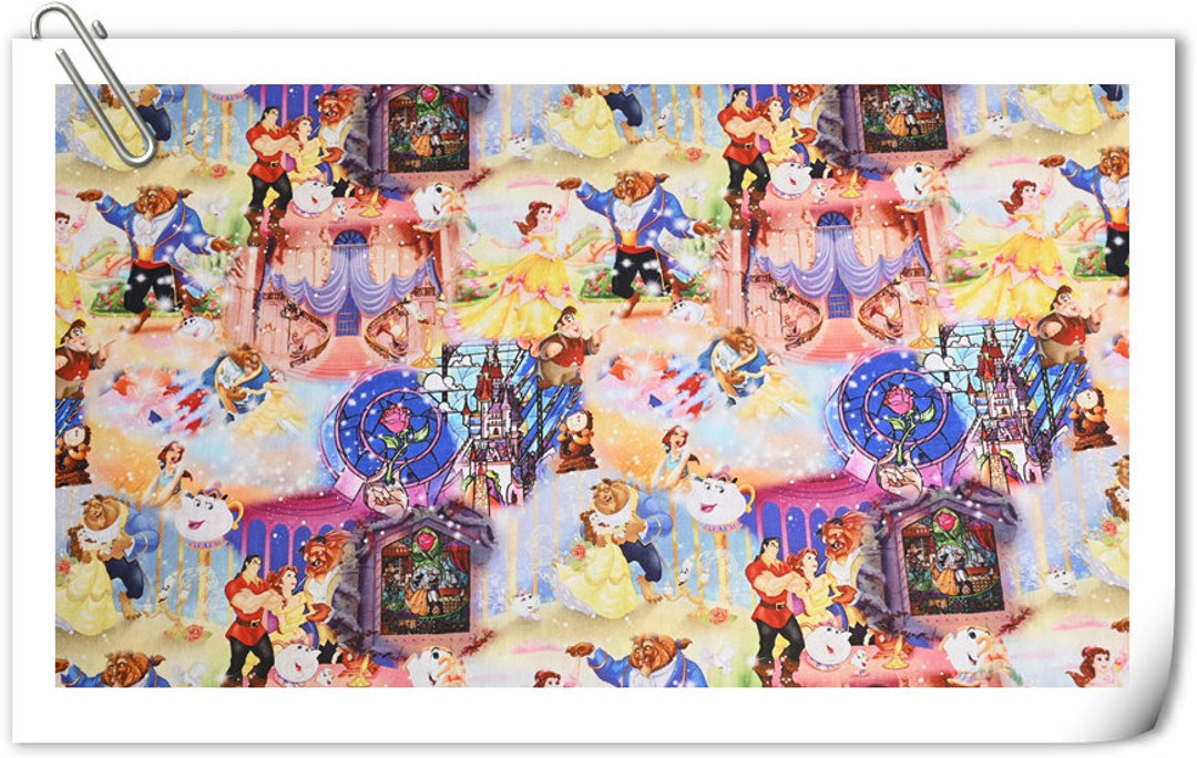 Disney Little Mermaid Ariel Fabric Sebastian & Anchor Fabric - Etsy