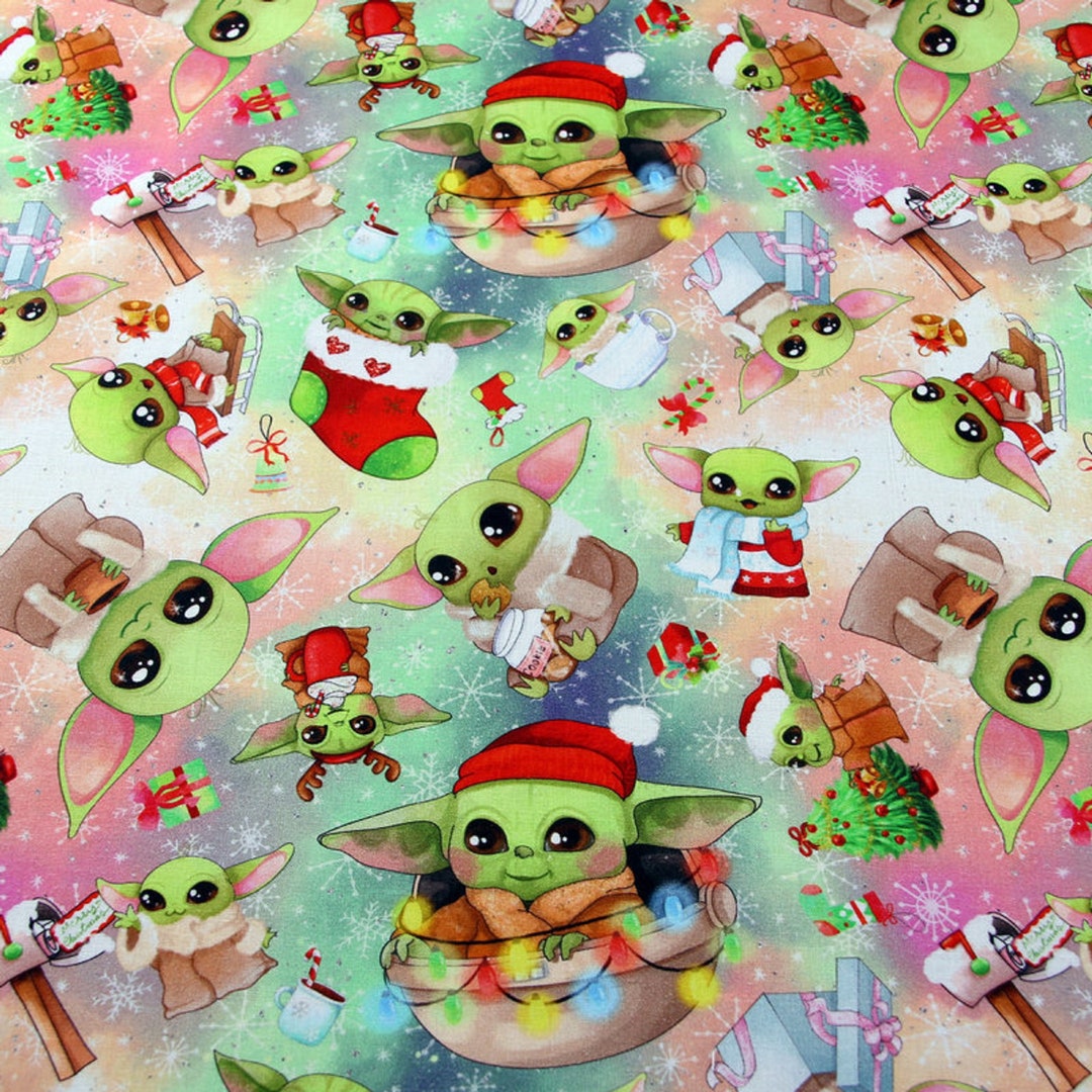 Baby Yoda Fabric | Star Wars Fabric Mandalorian the Child Fabric ...