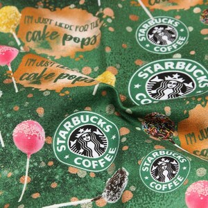 Starbucks Fabric for Coffee Lover Fabric | Tarbucks Coffee Fabric ...