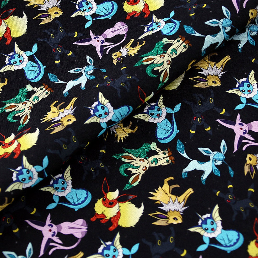Cute Japanese Fabric, Pikachu Fabric, Korea Anime Fabric, 100% Cotton ...