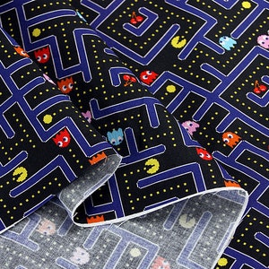 DIS COUNT!!! Classic Game Fabric 80’s Arcade Game Fabric Retro Games ...