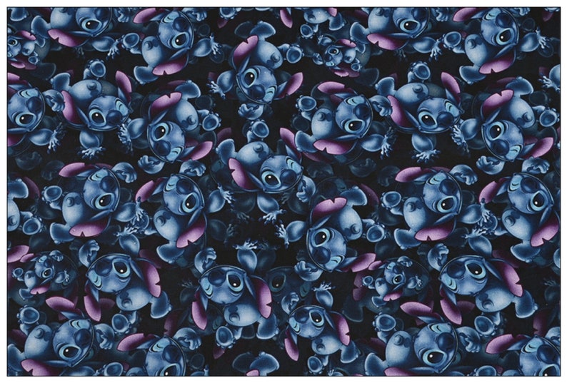 Disney Characters Fabric Stitch Fabric Lilo & Stitch Fabric - Etsy