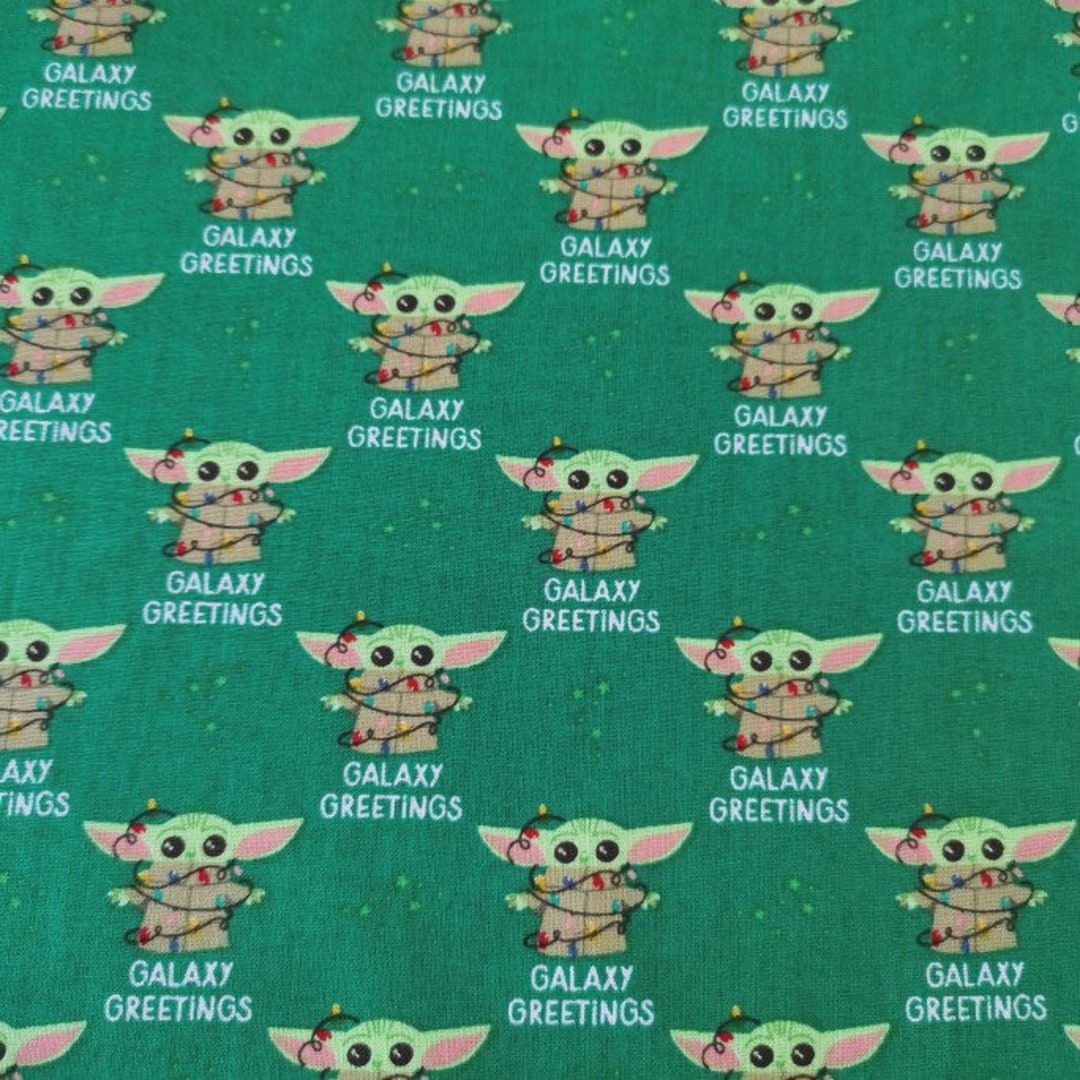 Baby Yoda Fabric Star Wars Fabric Mandalorian the Child Fabric Grogu ...