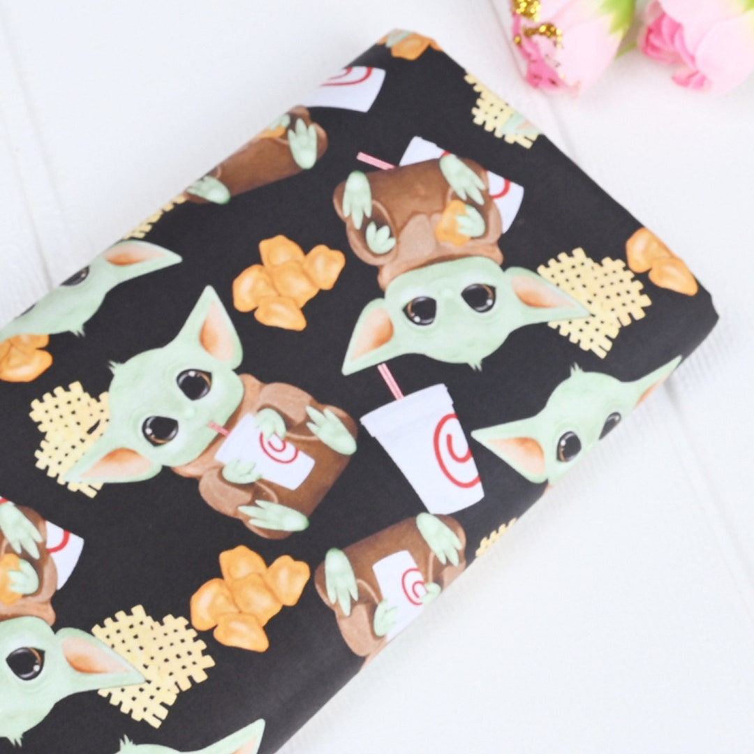 Baby Yoda Fabric | Star Wars Fabric Mandalorian the Child Fabric ...