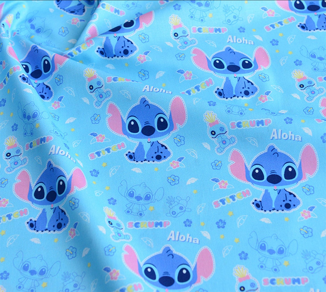 Disney Characters Fabric Stitch Fabric Lilo & Stitch Fabric Cartoon ...