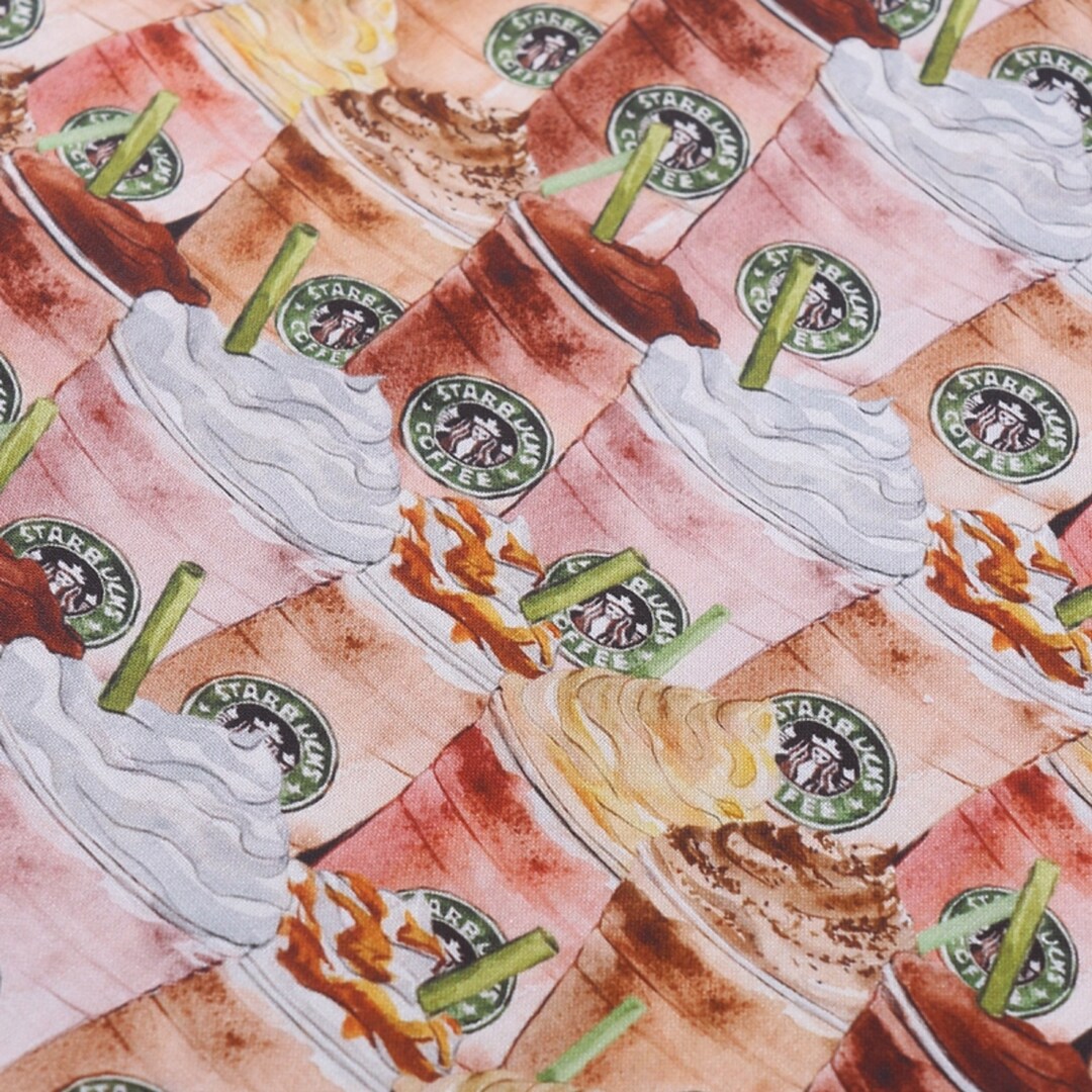 Starbucks Fabric for Coffee Lover Fabric | Tarbucks Coffee Fabric ...