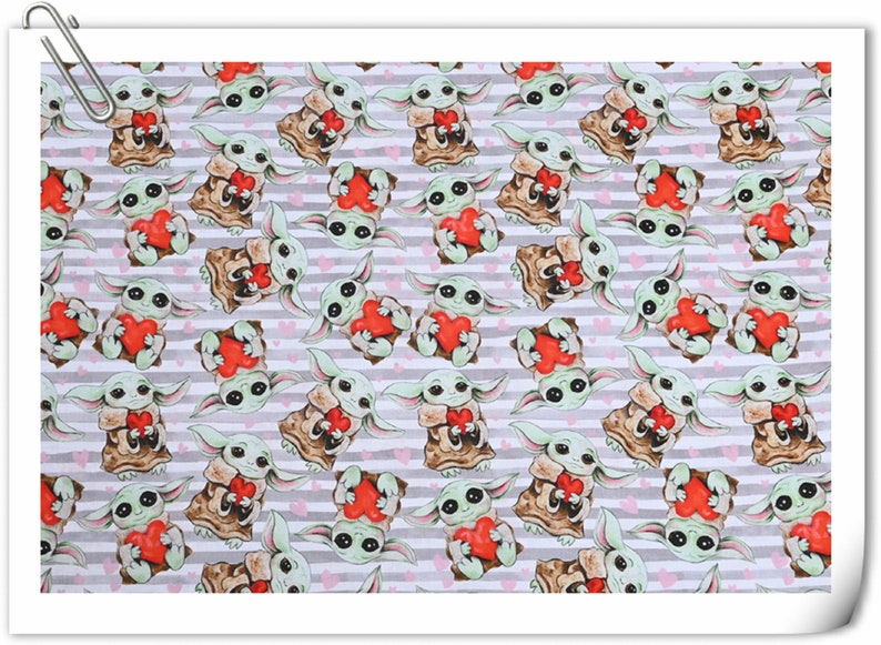 Baby Yoda Fabric | Star Wars Fabric Mandalorian the Child Fabric ...