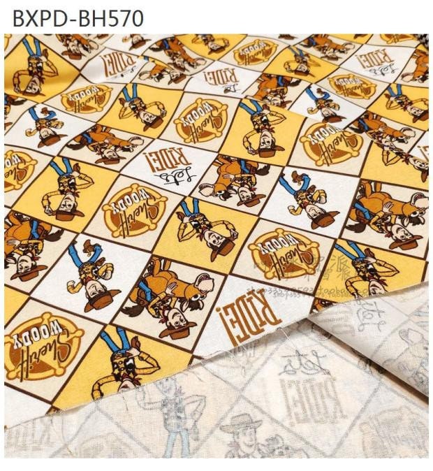Toy Story Fabric, Woody Fabric/ Buzz Fabric/ Rex Fabric/ Slinky Fabric ...