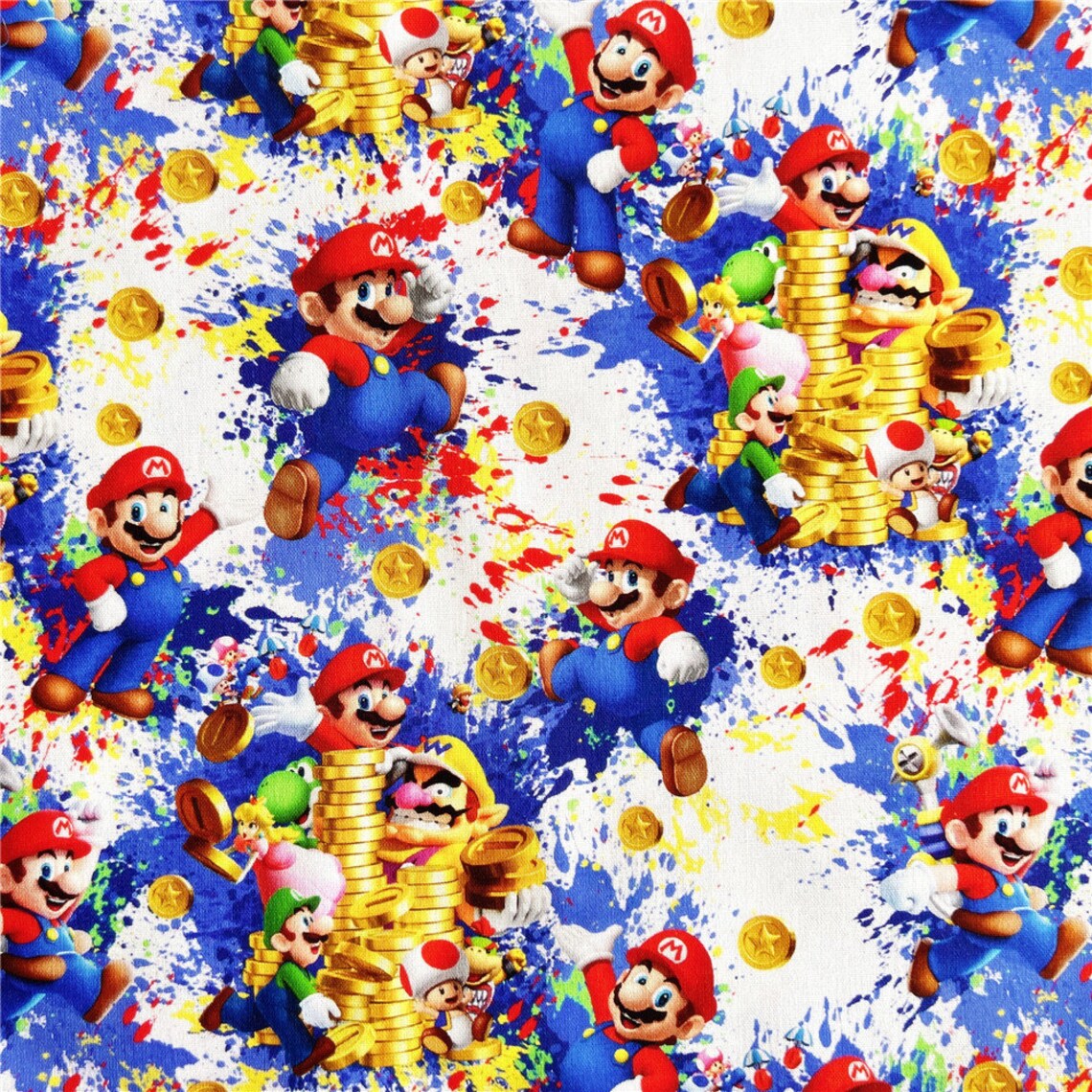 Classic Game Fabric 80’s Arcade Game Fabric Retro Arcade Games Fabric ...