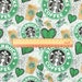 DISCOUNT Starbucks Fabric for Coffee Lover Fabric | Tarbucks Coffee ...