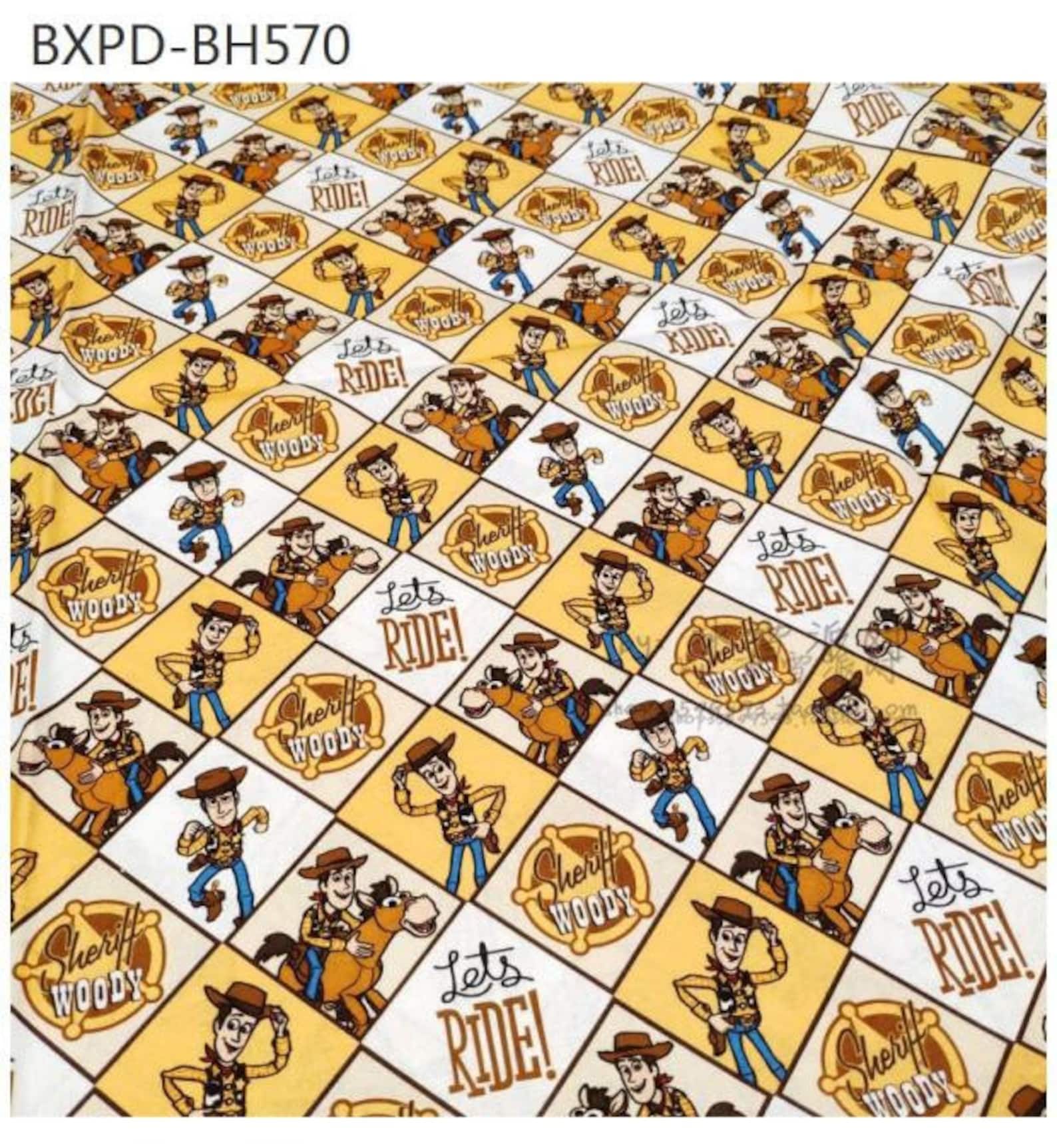 Toy Story Fabric, Woody Fabric/ Buzz Fabric/ Rex Fabric/ Slinky Fabric ...