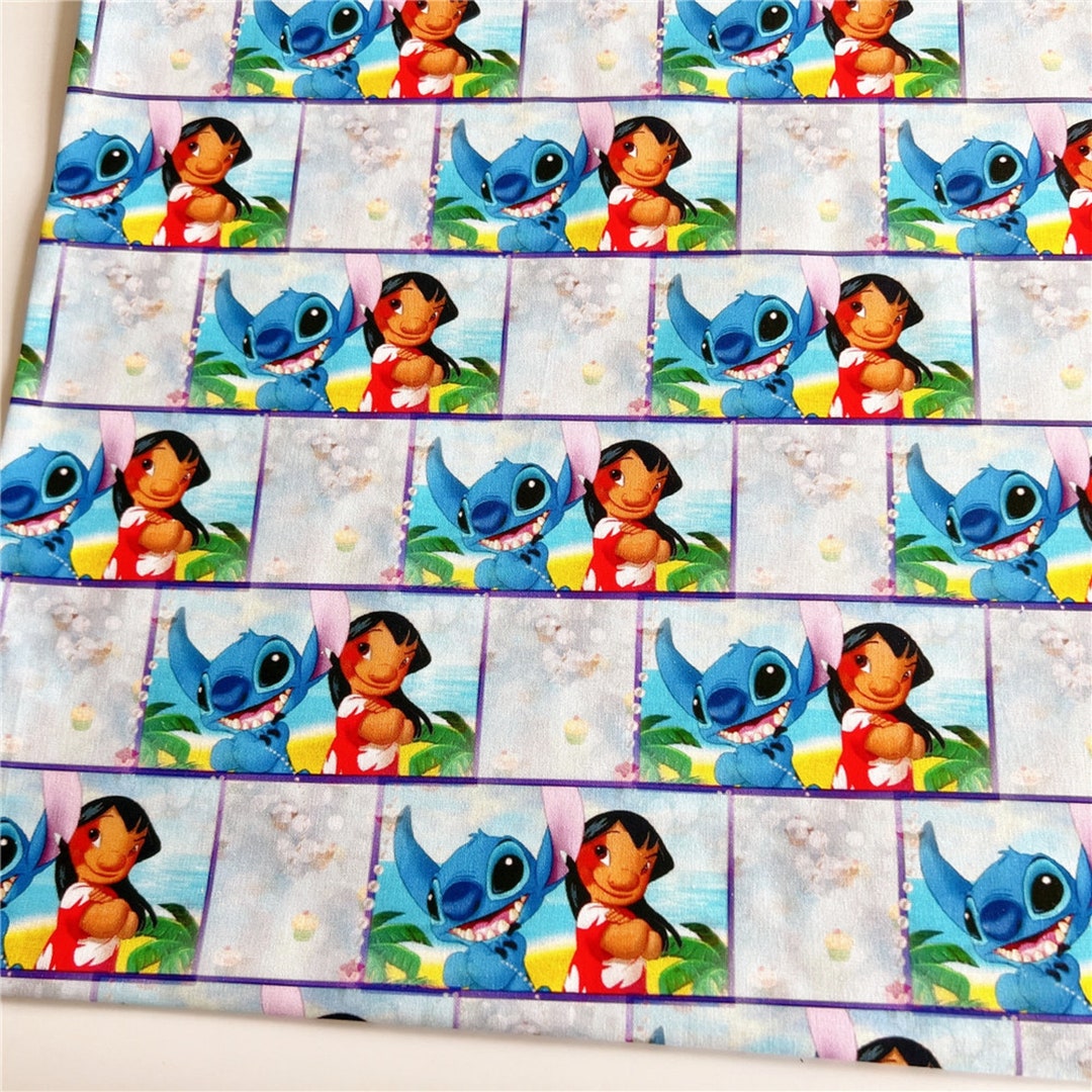 Disney Characters Fabric Stitch Fabric Lilo & Stitch Fabric - Etsy