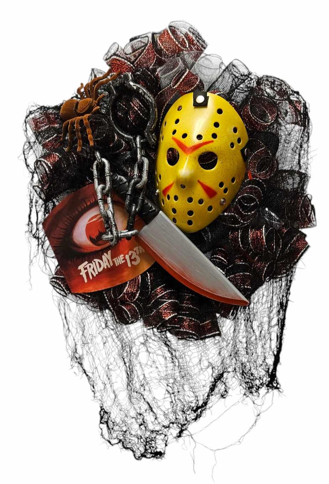 Jason Wreath: Friday the 13th Halloween Party Decoration - Etsy