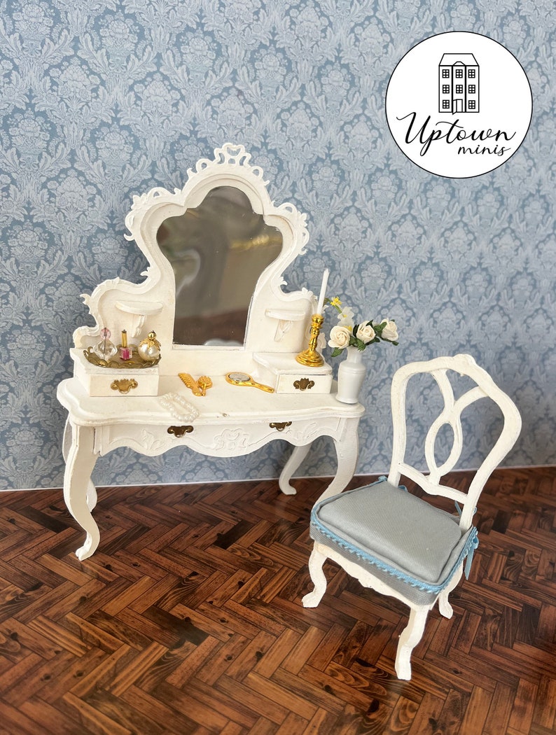 SVG File for a Romantic Vanity in 1:12 Scale - Etsy