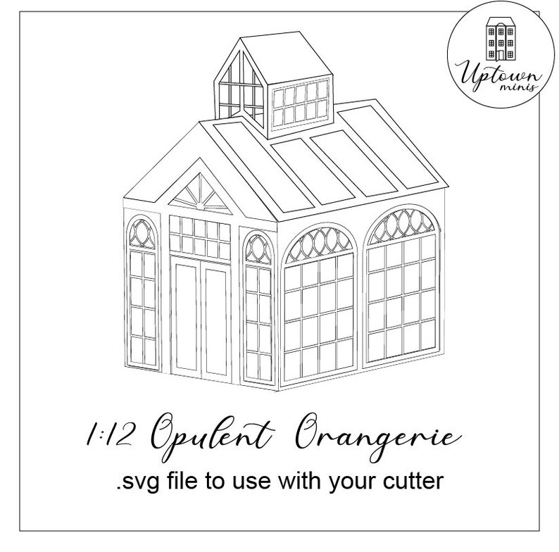 SVG File for an Opulent Orangerie in 1:12 Scale - Etsy
